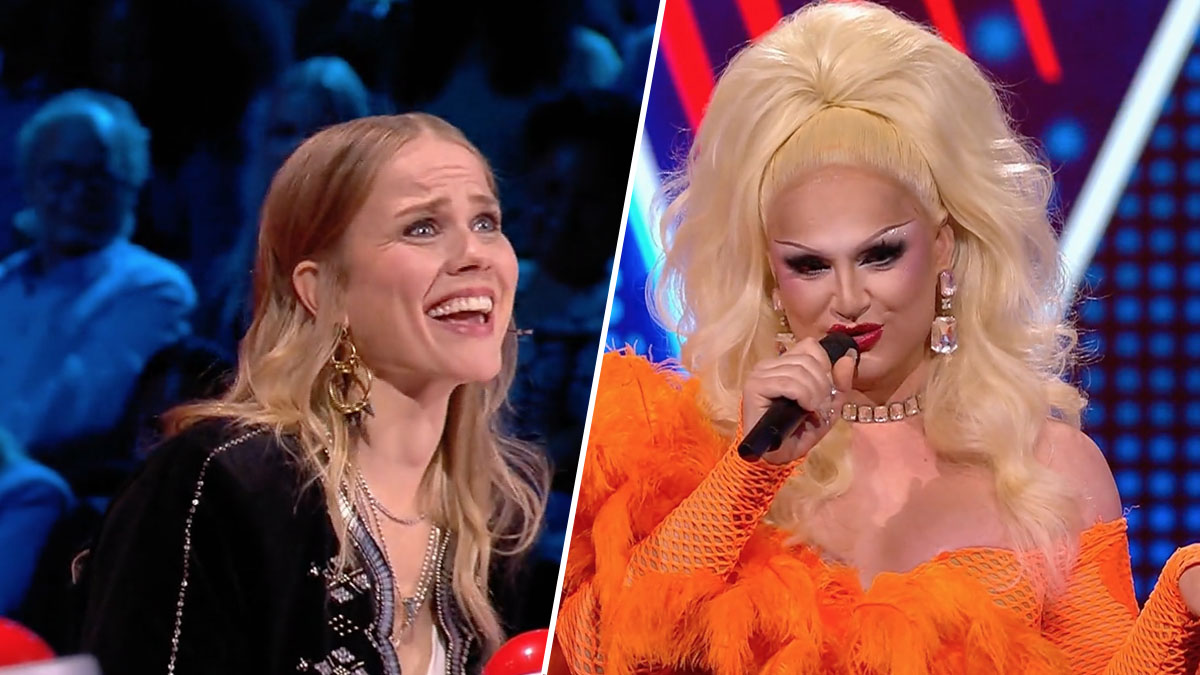 Ilse DeLange heeft spijt van keuze als ze drag queen Mandy McCandy ziet ...