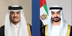 Qatar emir arrives in UAE; Sheikh Mohamed welcomes him at Abu Dhabi airport