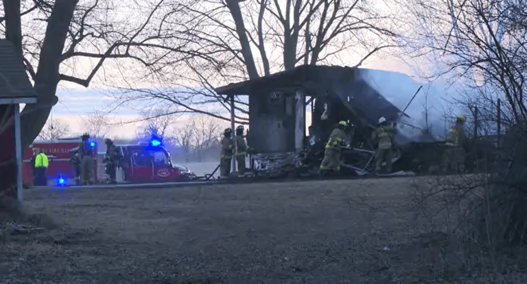 No injuries, home total loss after fire outside Adel