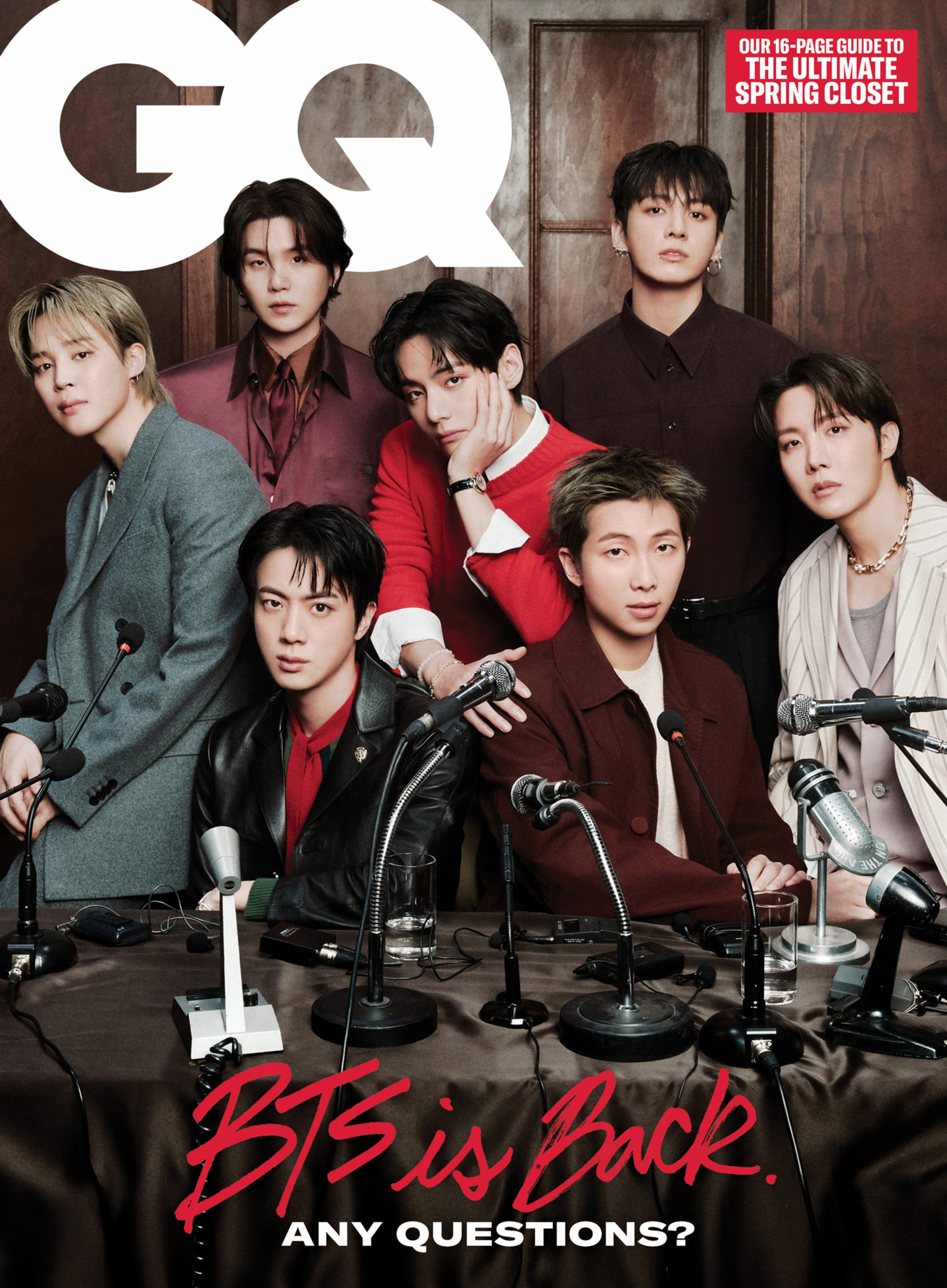 BTS featured on March GQ cover in 15 international markets