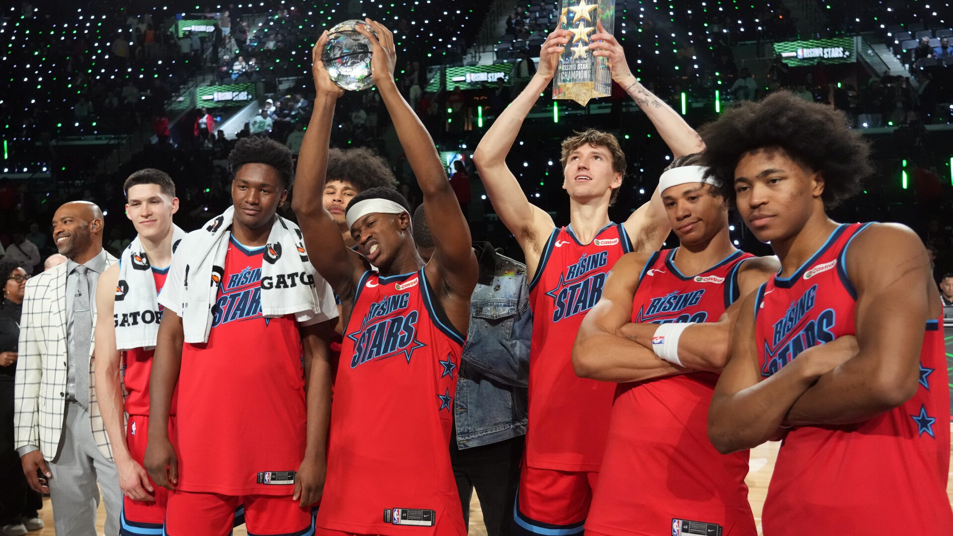 MVP VJ Edgecombe leads Team Vince to Rising Stars win to open All-Star ...