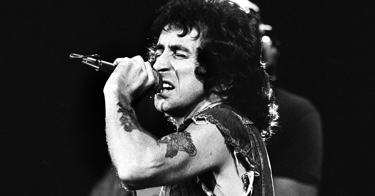 AC/DC’s Bon Scott was one of rock’s greatest frontmen until his “death ...