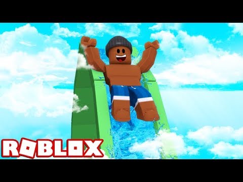 Tallest water slide in Roblox