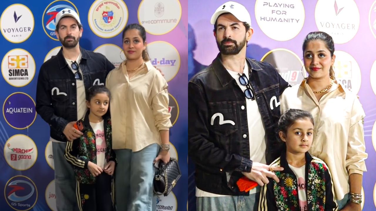 Neil Nitin Mukesh attends ASTBCL 2026 with wife Rukmini Sahay ...
