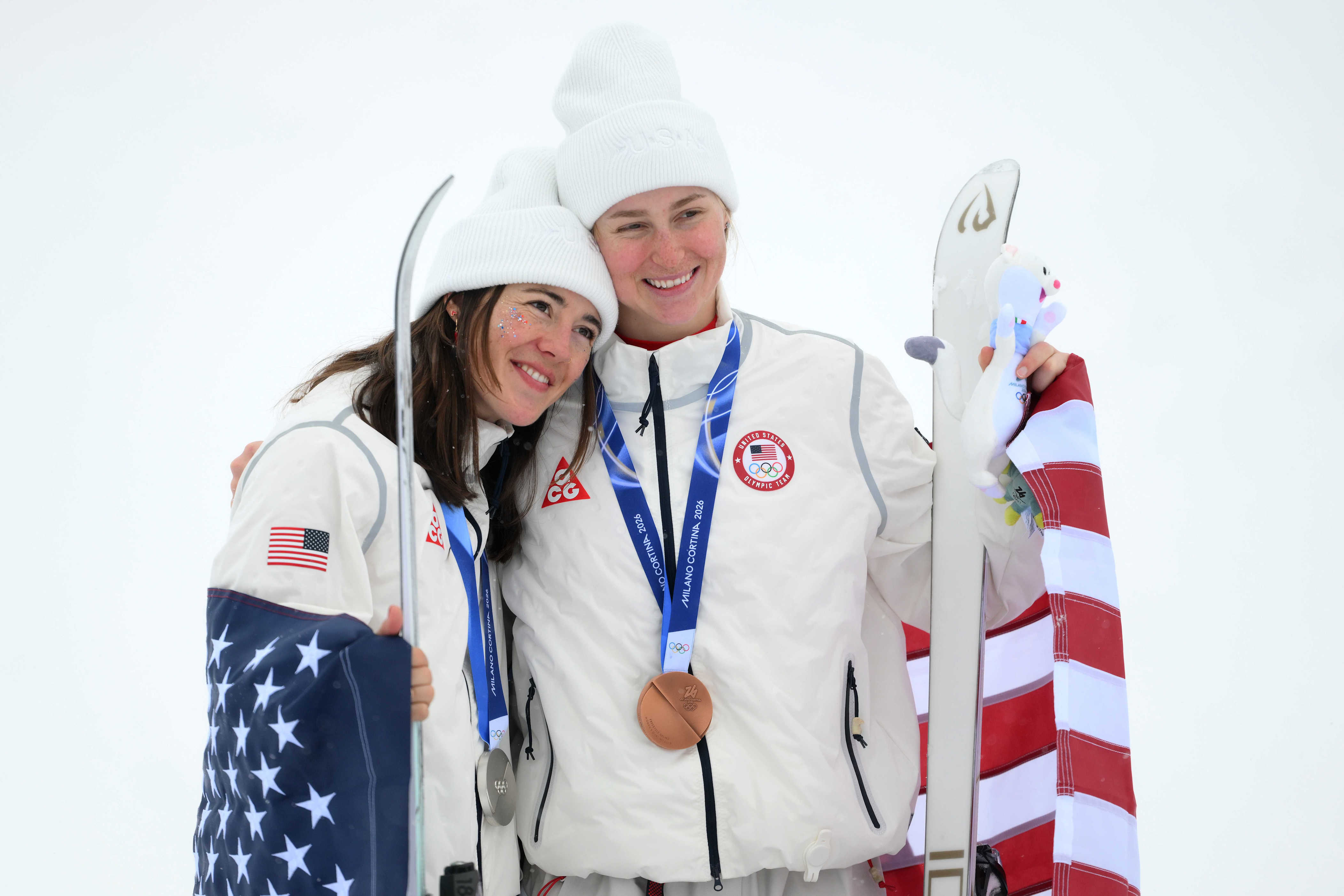 Jaelin Kauf, Elizabeth Lemley make Olympic podium in wild debut of dual ...