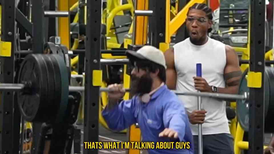 Why are you lifting fake weights?