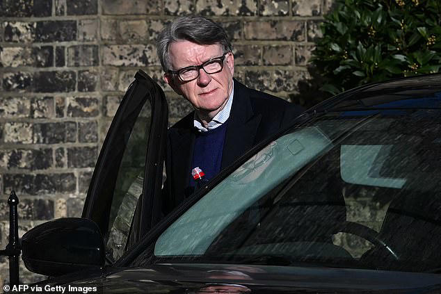 Peter Mandelson breaks cover for first time since Epstein scandal broke
