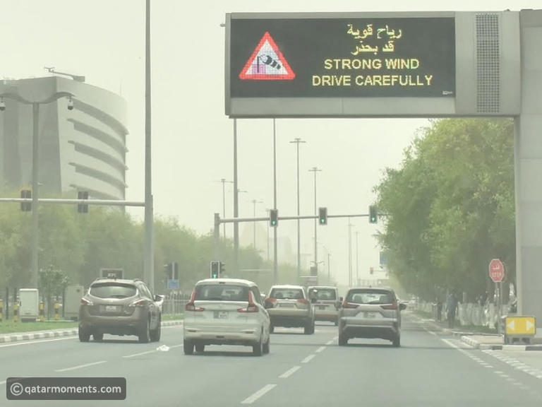 Weather alert: Strong winds, dust storms in Qatar Feb 15-16