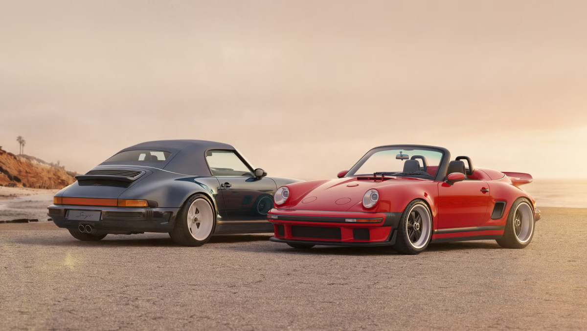 Singer’s new 911 cabriolet pairs turbo widebody looks with 4.0-liter ...