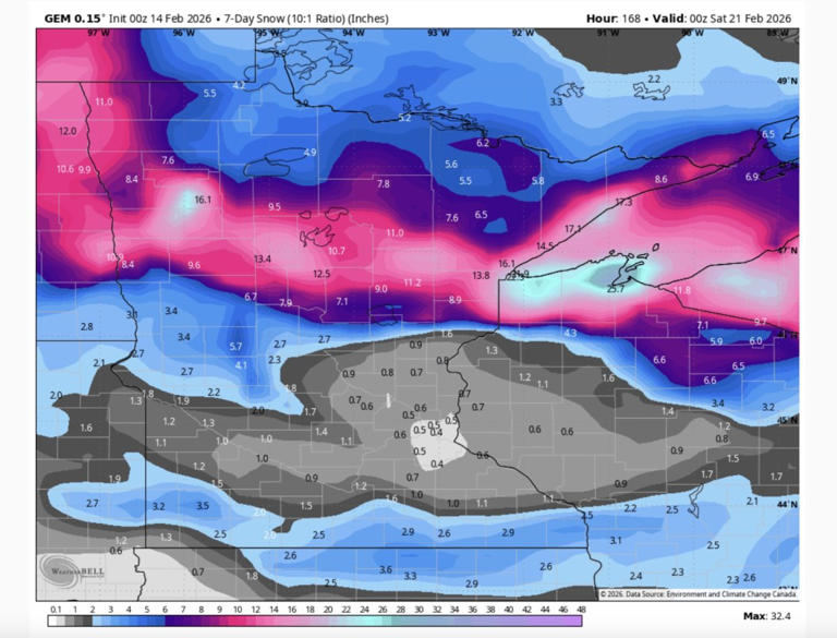 Wide range of snow possibilities in Minnesota as series of storms head ...