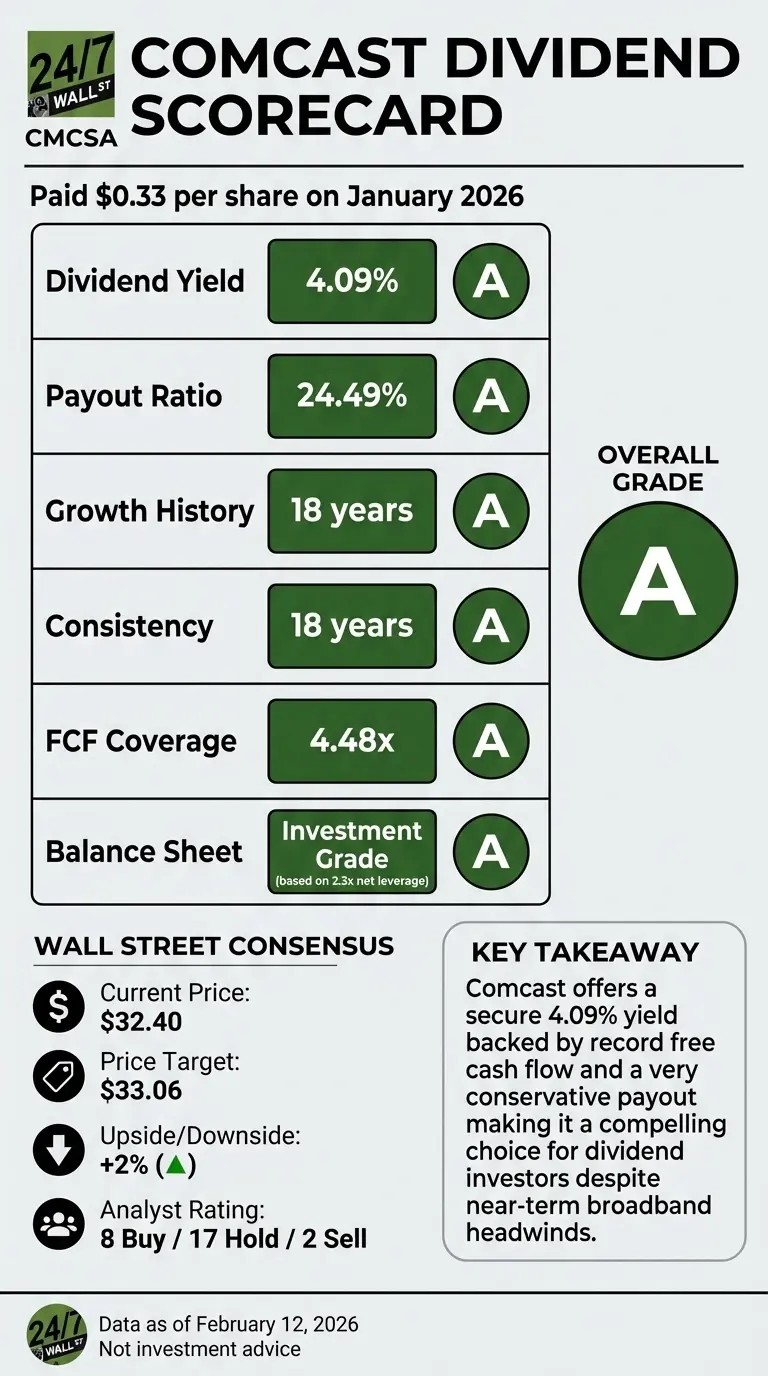 Comcast’s 4.45% yield looks tempting: Should you take the bait?
