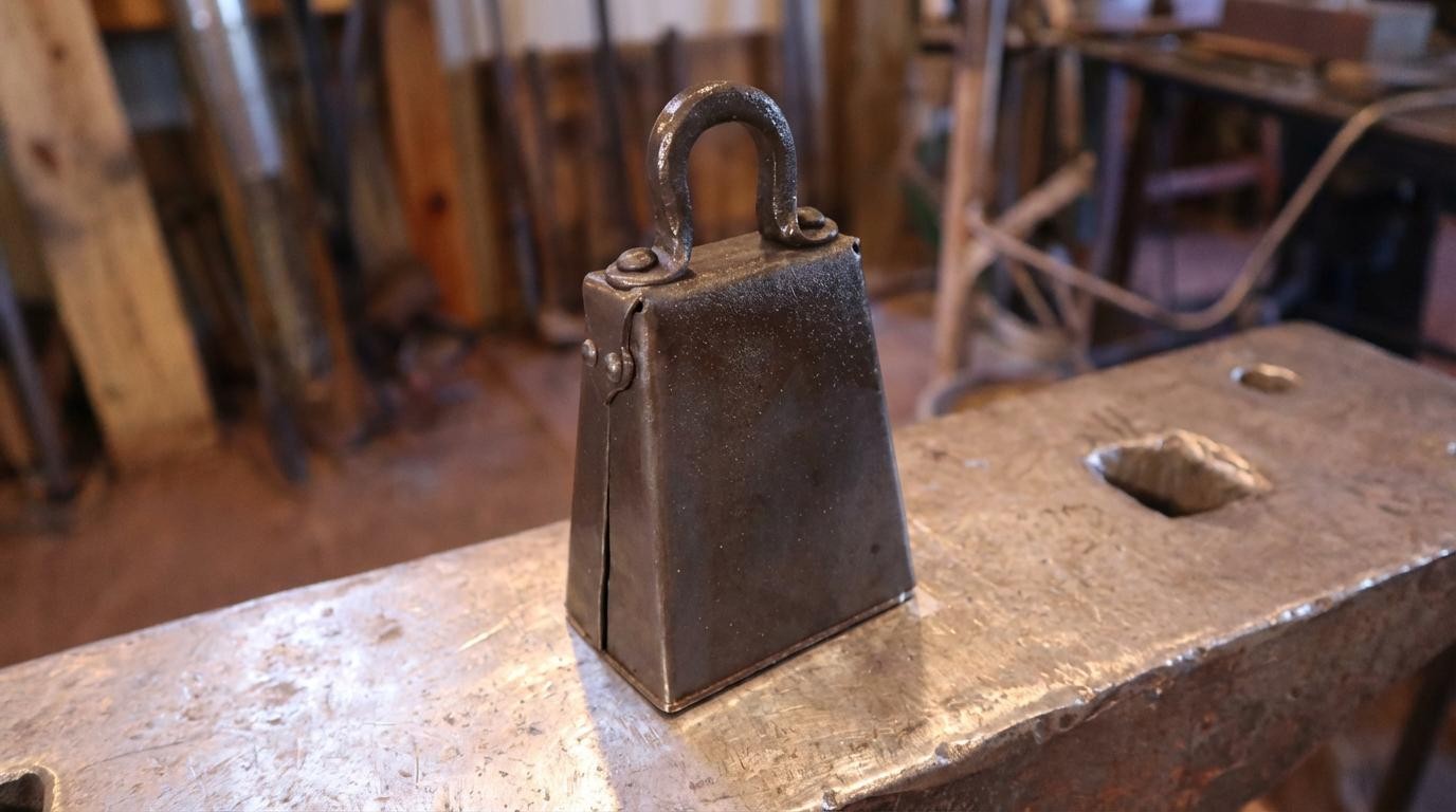 Forging a classic cowbell from scratch