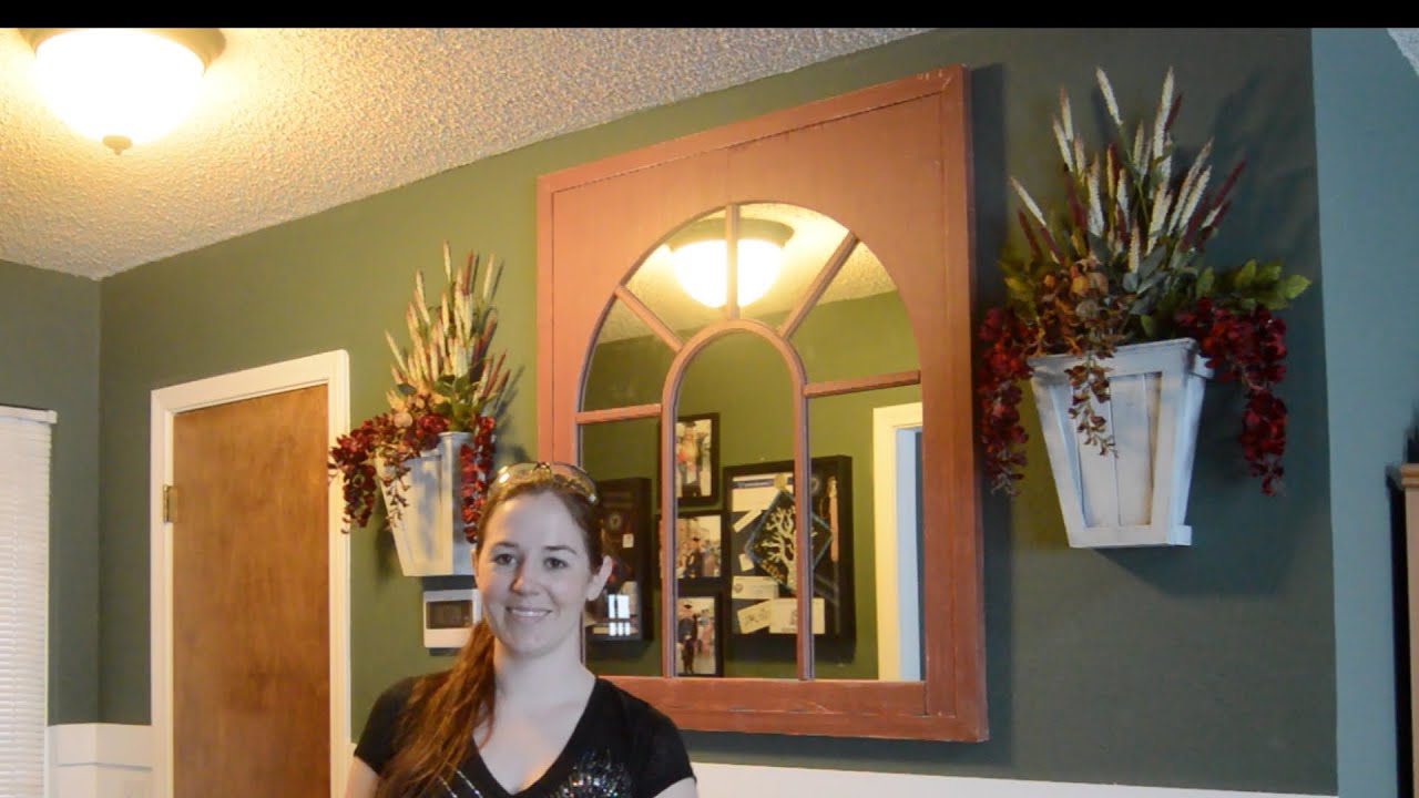 DIY wooden wall sconces that double as planters