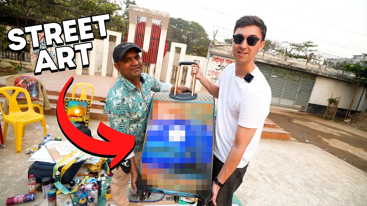 I Asked a Street Art in Bangladesh To Spray Paint My Gucci Suitcase