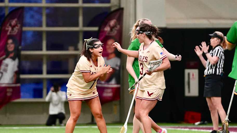 Frames from Boston College lacrosse's home loss to Notre Dame: Photo ...