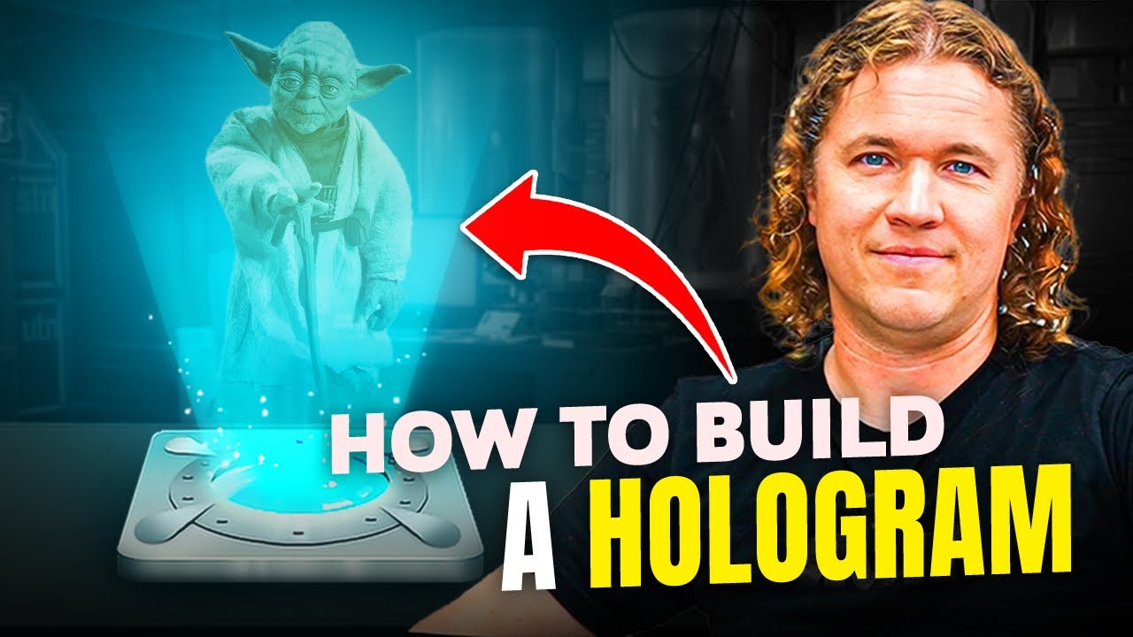 Making a real-life Star Wars hologram