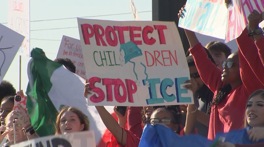 Students in Wilson County walk out of class to protest ICE operations