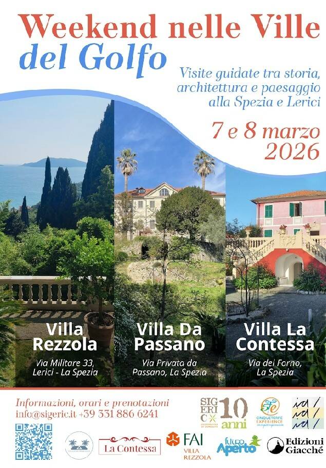 Le ville da Passano, La Contessa e Rezzola aprono le porte ai visitatori