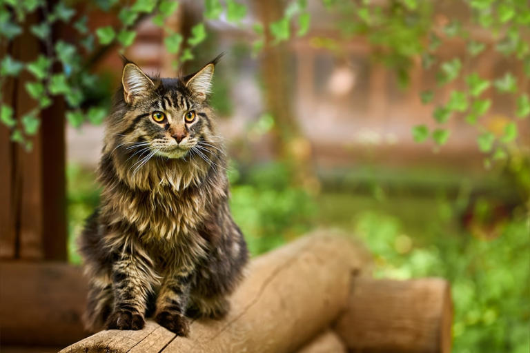 Maine coon cat’s mountain hike proves to be one of nature’s best views