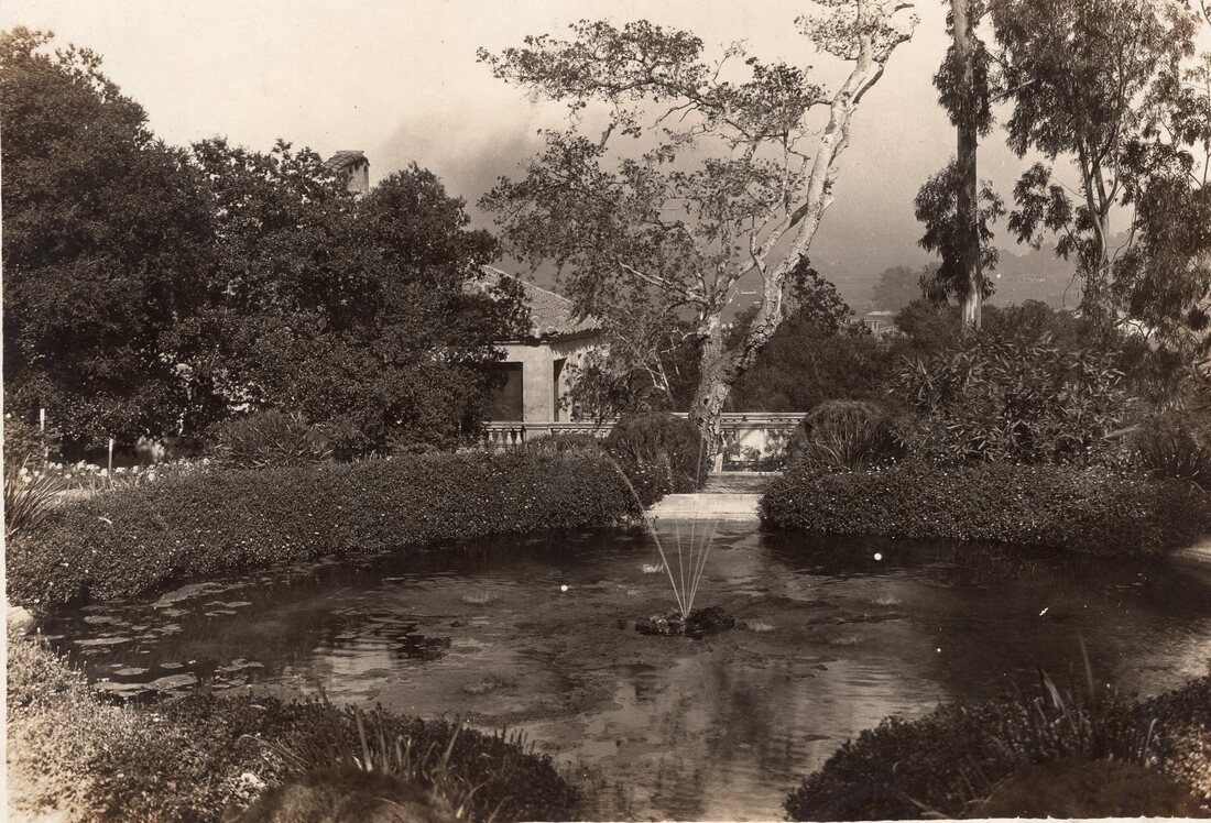 Focal point | View of the fountain at Rispin Mansion in Capitola