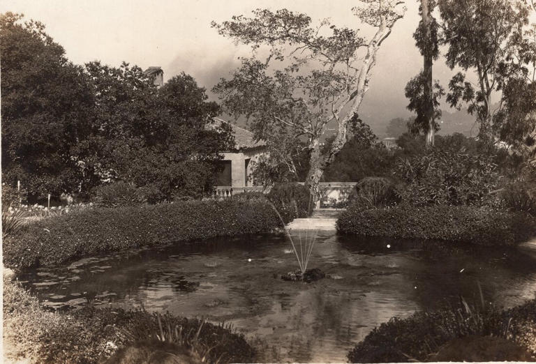 Focal point | View of the fountain at Rispin Mansion in Capitola