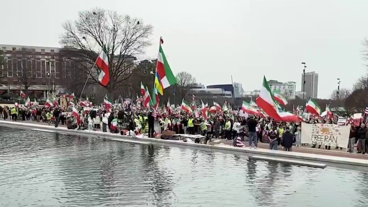 Dozens protest in Atlanta for change in Iran