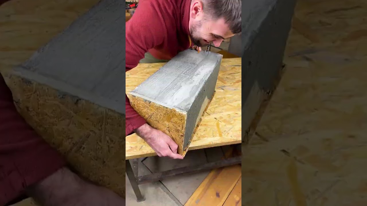 Trapping lamp in concrete