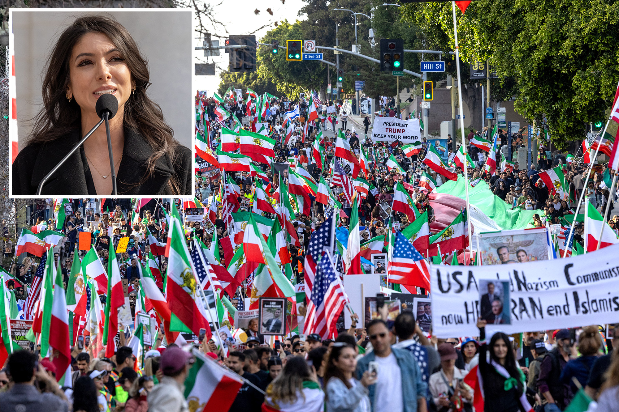 Crown princess joins tens of thousands of demonstrators protesting ...