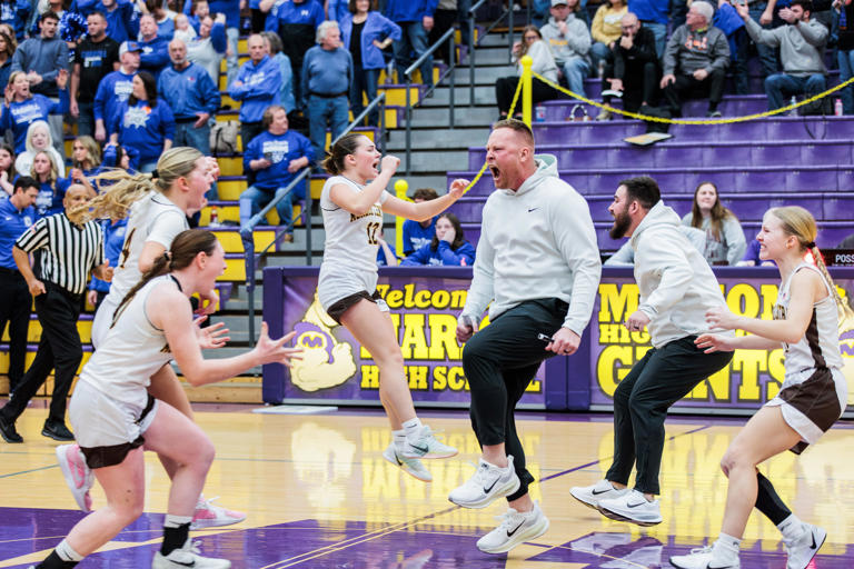Monroe Central girls basketball wins first IHSAA regional championship