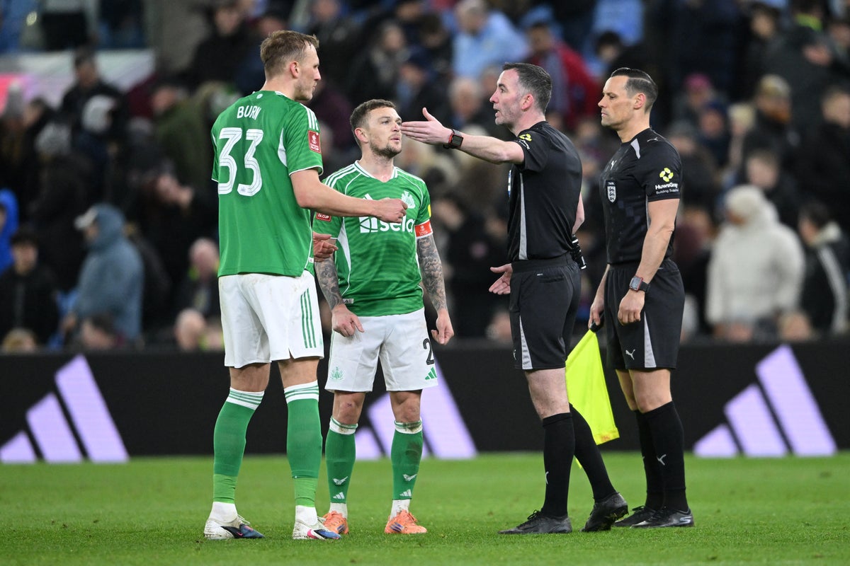Villa-Newcastle referee slated: 'One of the worst decisions I've seen'