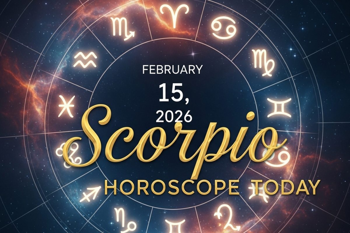 Scorpio horoscope today, February 15, 2026