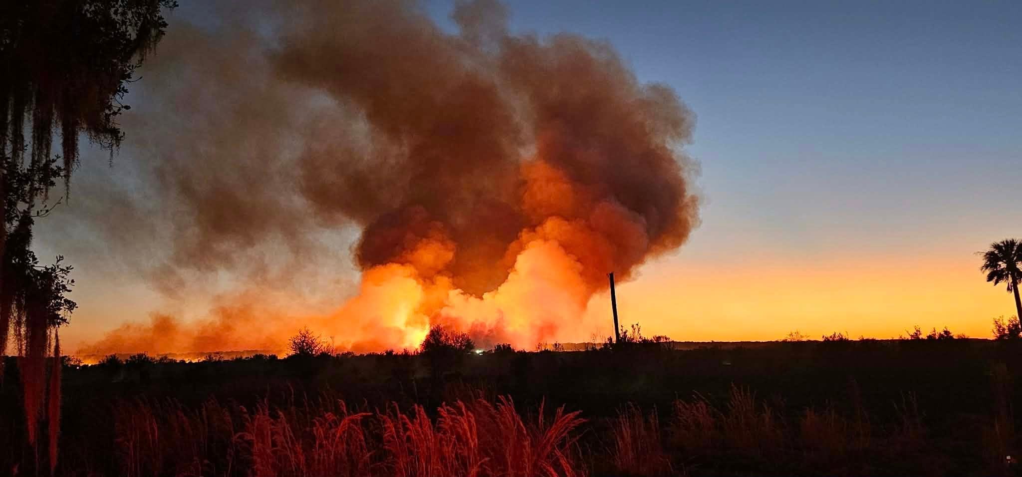 Florida wildfires burn 18,000+ acres. Where there are burn bans