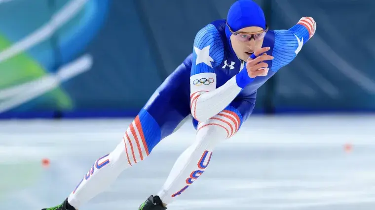 Jordan Stolz sets 500M Olympic record: American speed skater grabs gold ...