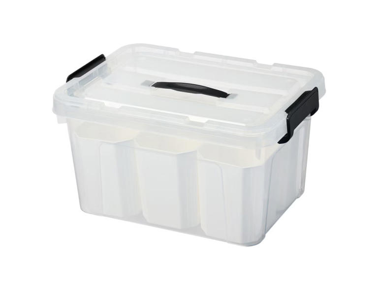 Get organized: Aldi's $14.99 storage bin with custom inserts for craft ...