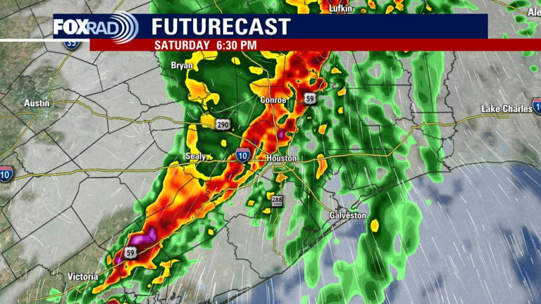 Houston weather: Tornado watch, severe thunderstorms Saturday evening