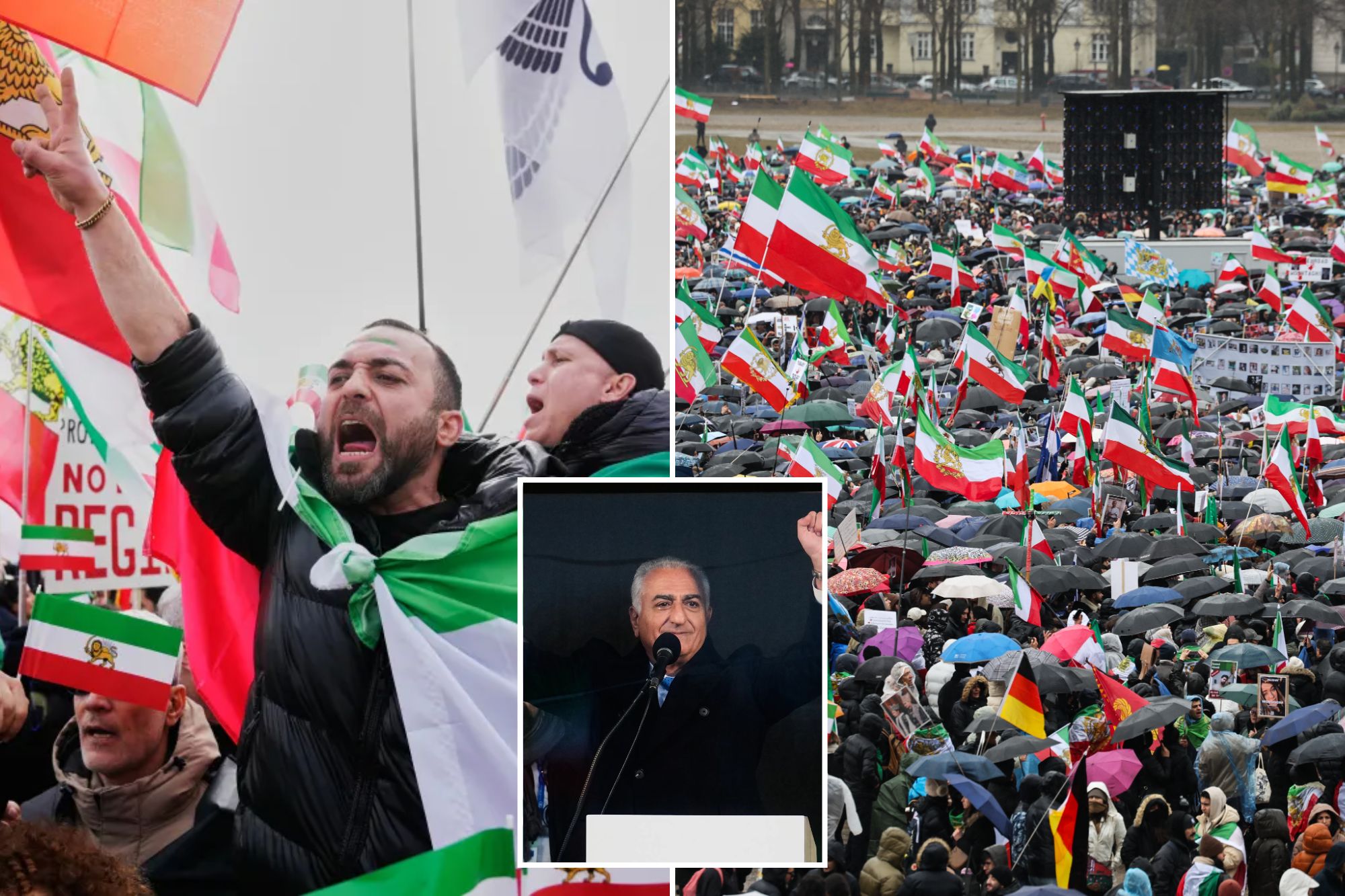 200K protesters fight Iran’s Islamic Republic as exiled crown prince ...