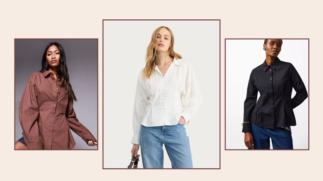 Cinched waist shirts are the style upgrade to a classic tailored button ...