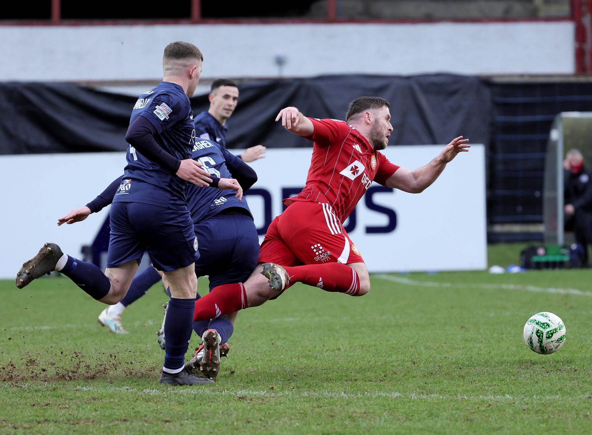 Story of the match: Portadown 2 Larne 1 - Shock defeat for leaders as ...