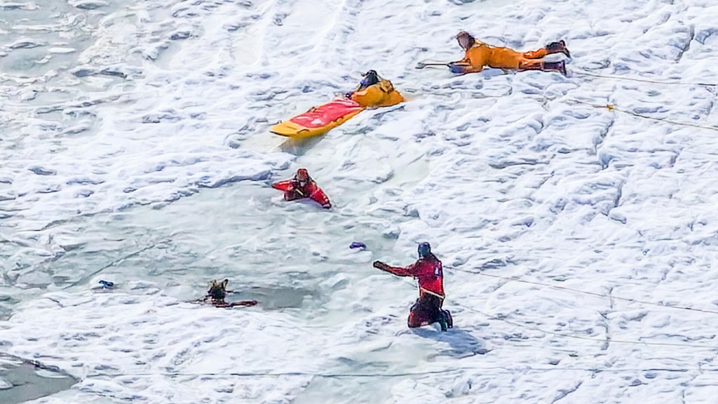 Woman dead, husband still missing after falling through ice on Cape Cod ...