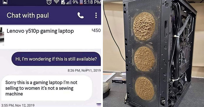 26 times people spotted cursed gaming setups and shared them on this group