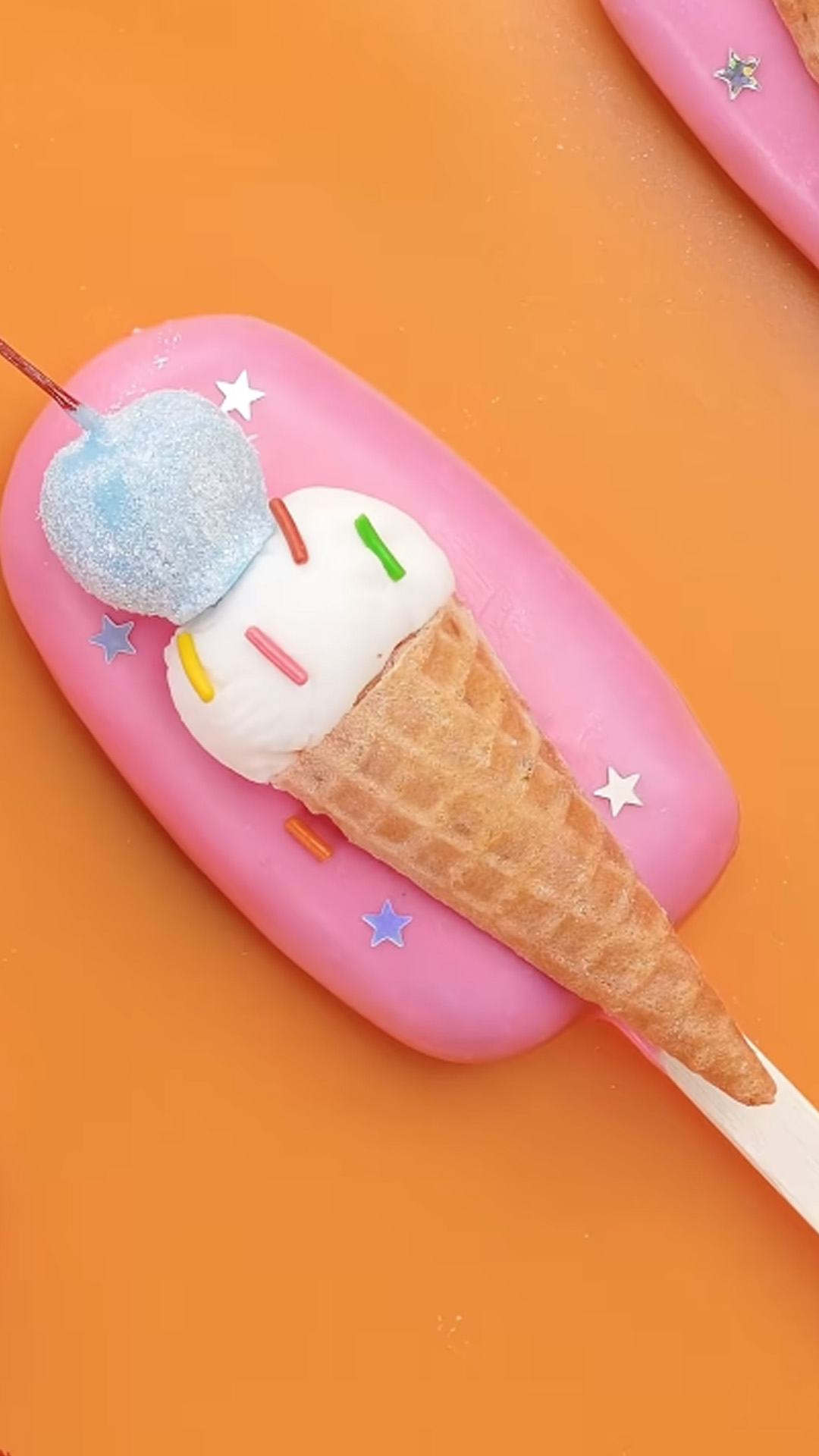 Cute pink chocolate popsicles anyone can make