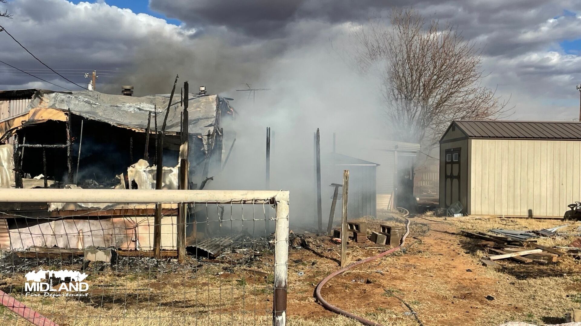 Two displaced and one treated for smoke inhalation after Midland County ...