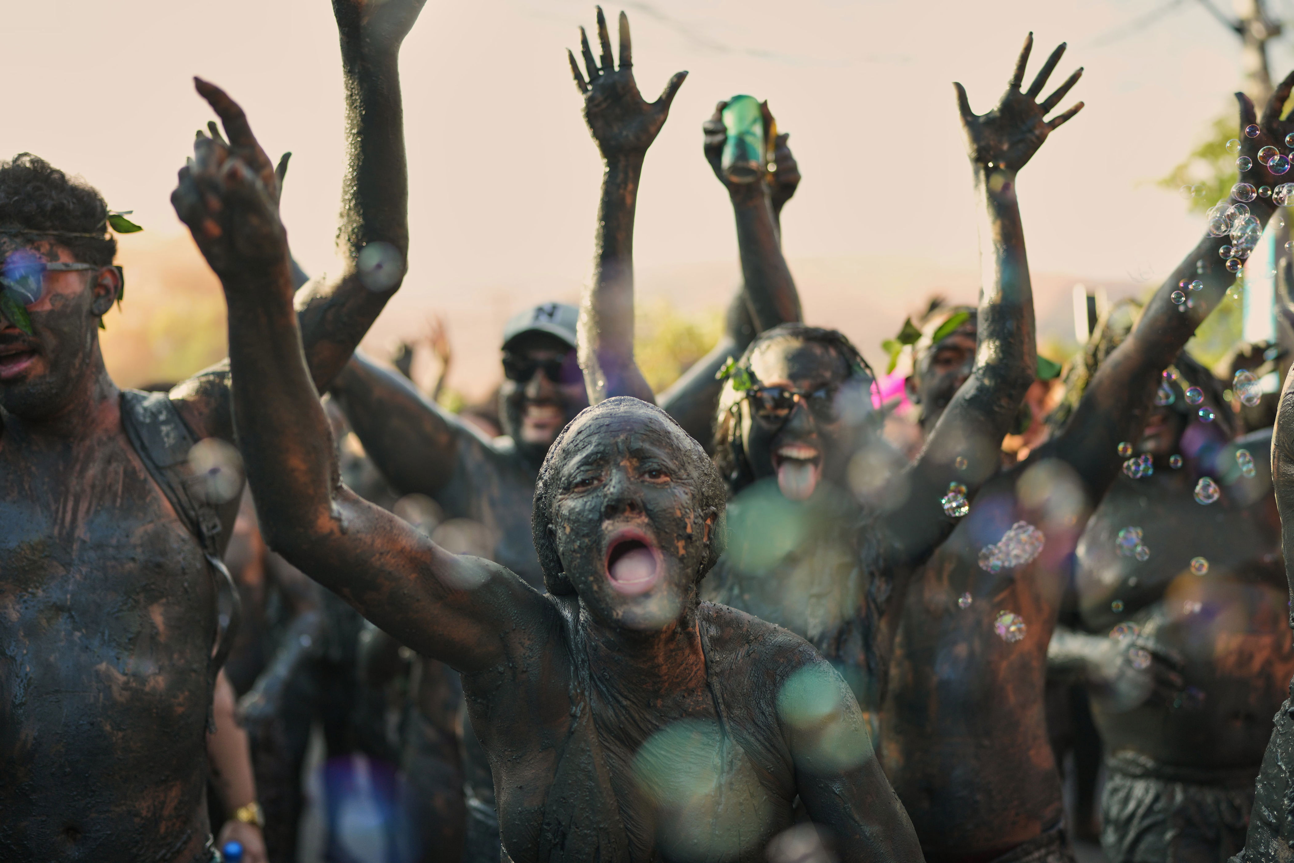 Paraty's mud carnival contrasts with Brazil's samba festivities