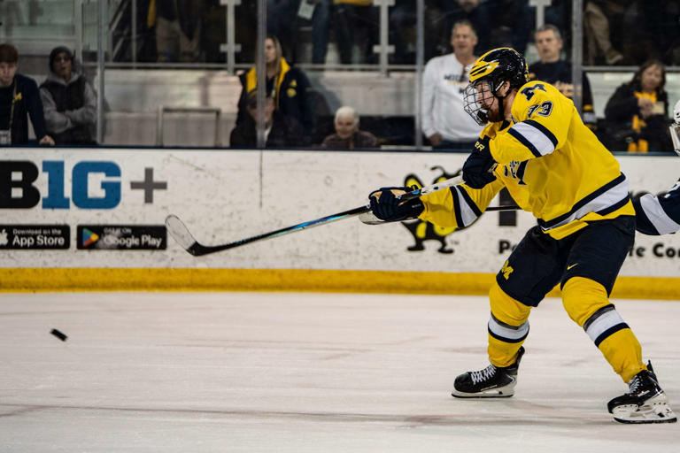 Michigan hockey gets back to its identity, cruises past No. 6 Penn State