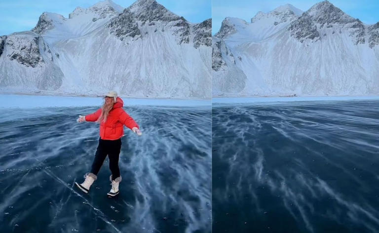 Watch: Iceland's snow snakes glide across frozen landscapes in viral video