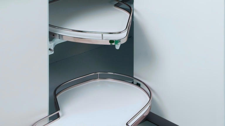 One lazy Susan swap is hands down the smartest fix for corner cabinets
