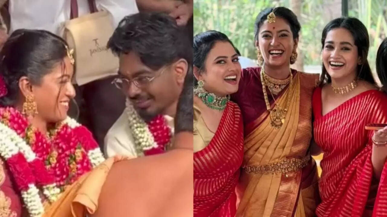 Bharathi Kannamma actress Roshni Haripriyan ties the knot with Sundara ...