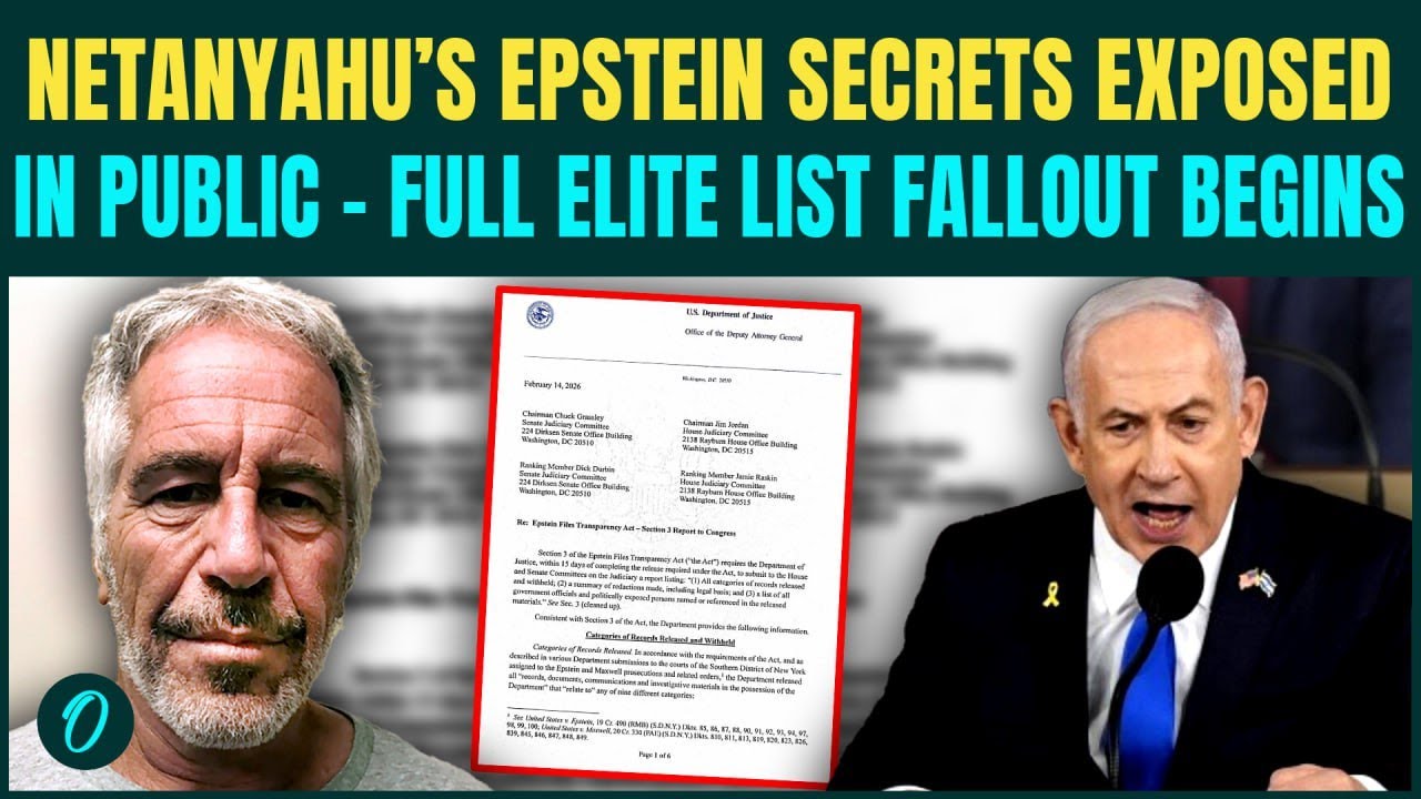 Netanyahu’s dirty Epstein secrets exposed? Netanyahu in the full ...