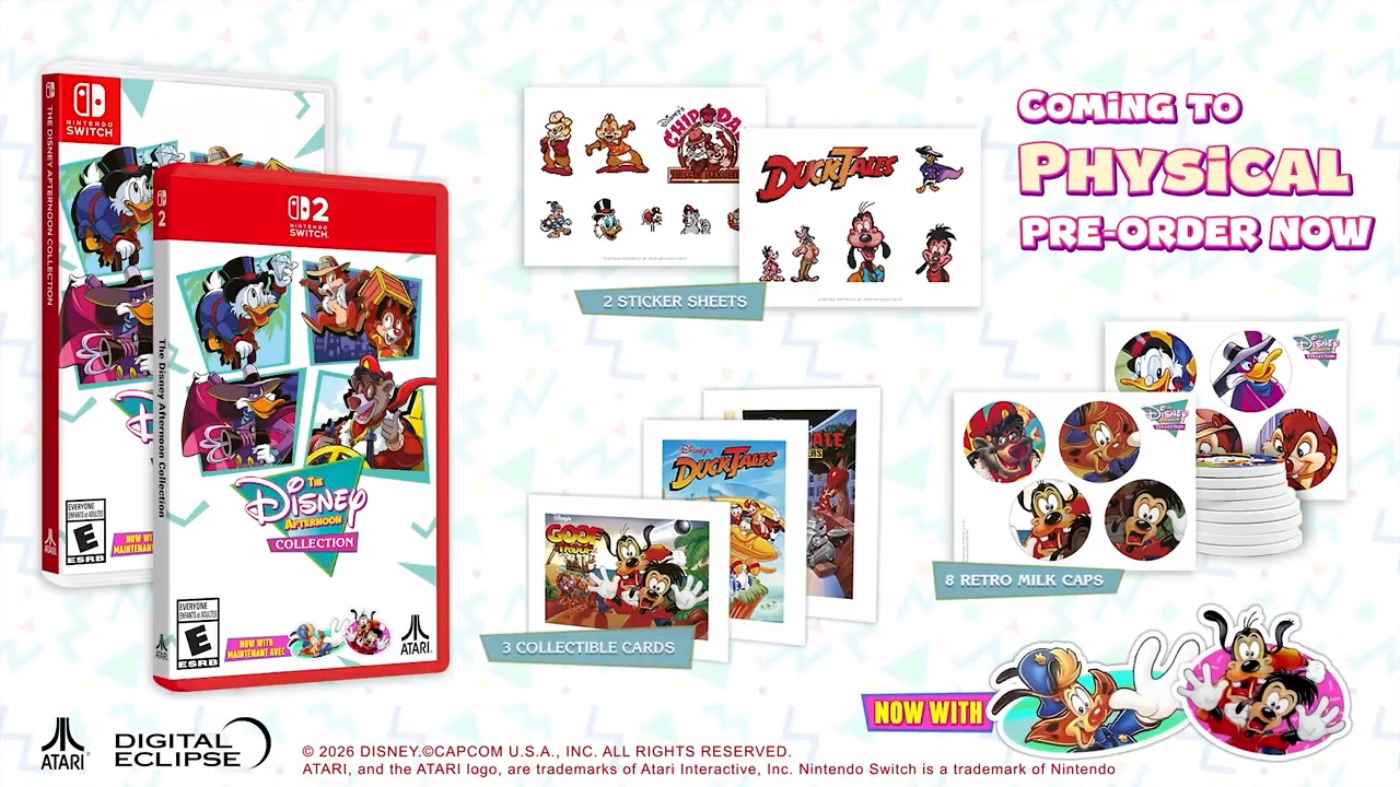 The Disney Afternoon Collection official Nintendo Switch announcement ...