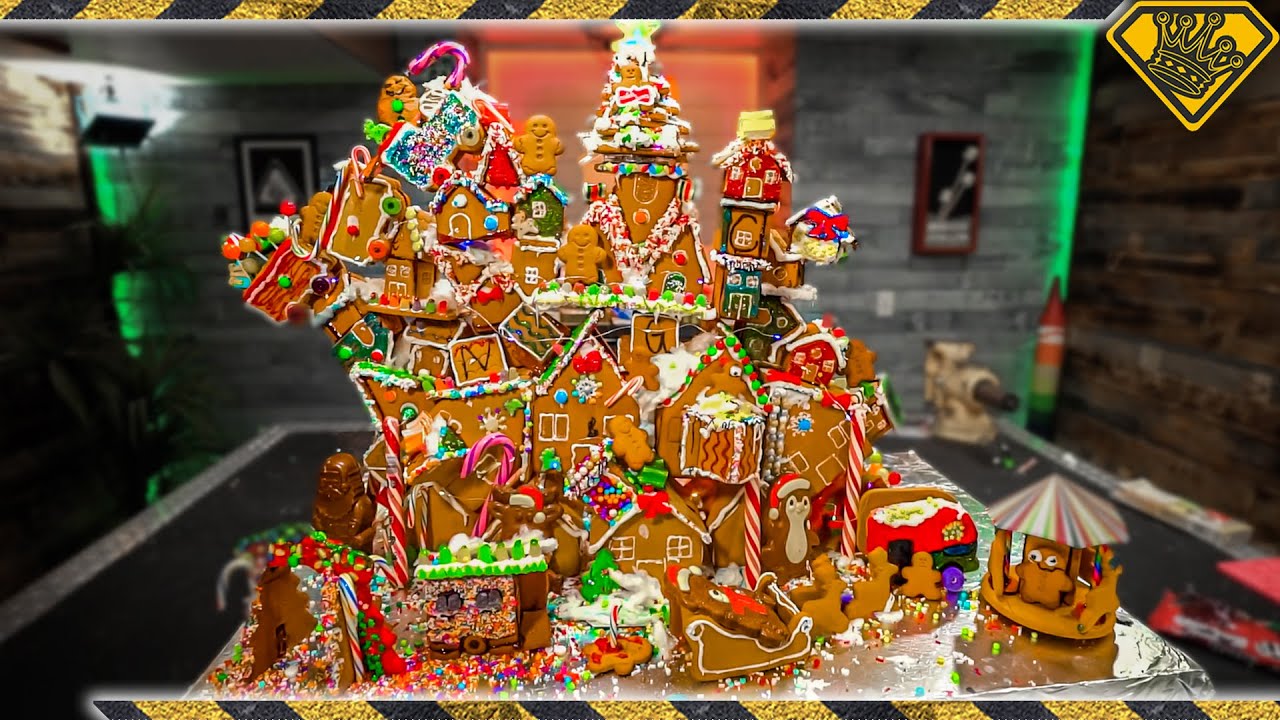 Building a 10,000 IQ gingerbread house step by step